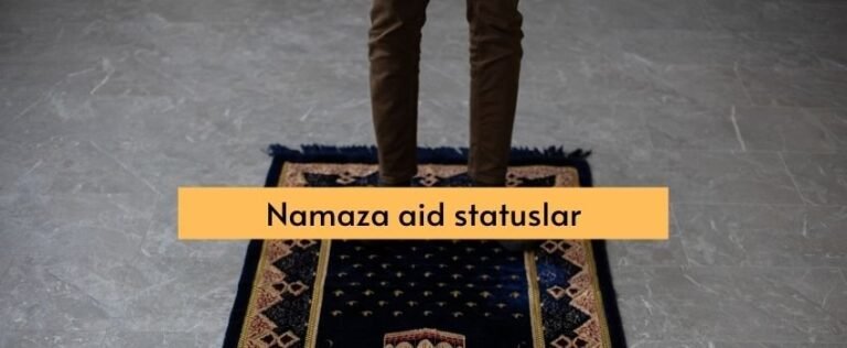 Namaza Aid Statuslar | Namaza Aid Sozler, Sekiller ︎